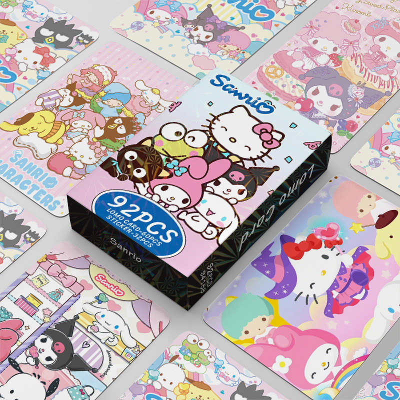 KPOP 92pcs/box Sanrio Photocards Sanrio LOMO Card Collection Card ...