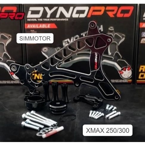 DYNOPRO CNC SWING ARM XMAX 250 / 300 SWINGARM SILVER 100% ORIGINAL ...
