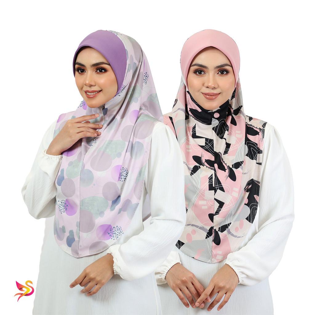 Tudung Sarung Instant Awning Corak / Printed | Size M L XL| Tudung Hari ...