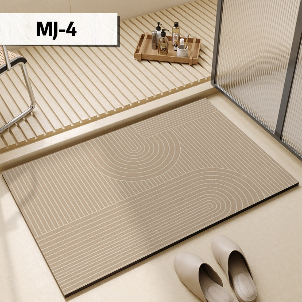 Japanese Style Minimalist Carpet Muji Style Doorstep Diatomite Mud Pad ...