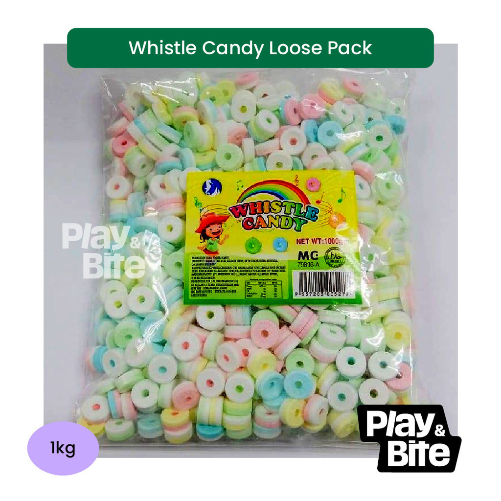 𝐁𝐞𝐬𝐭 Whistle Candy Loose Pack Childhood Snack Makanan Ringan 1kg ...