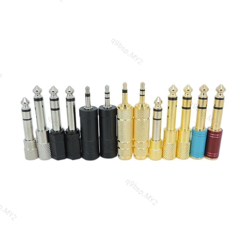 2pole 3pole 6.5mm 6.35mm male female Jack Plug to 3.5mm male female Audio mono stereo Connector ...