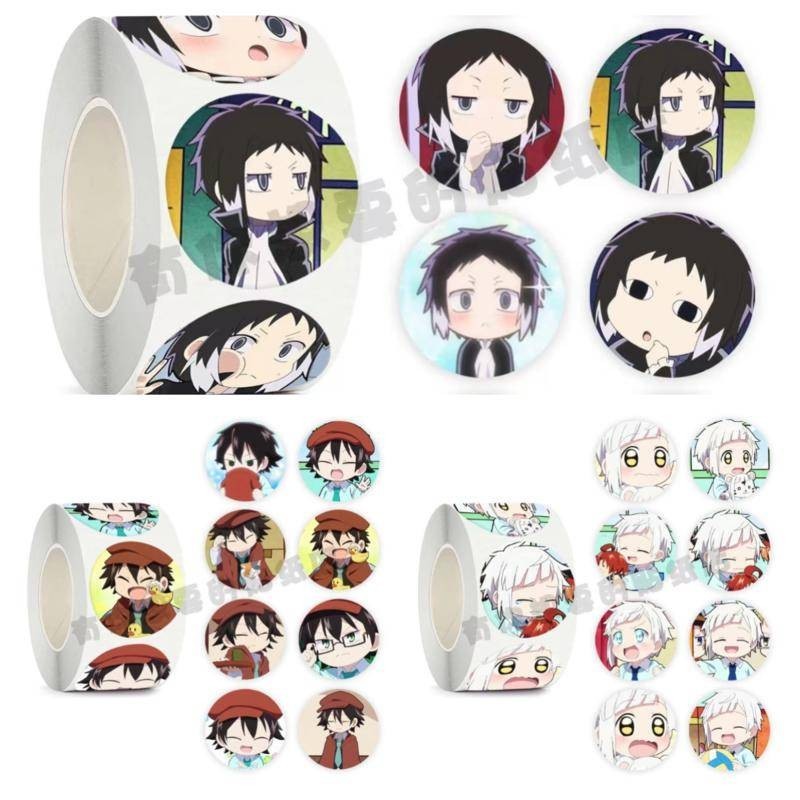 500Pcs/Pack Bungou Stray Dogs Dazai Osamu Nakahara Chuuya Edogawa Ranpo ...