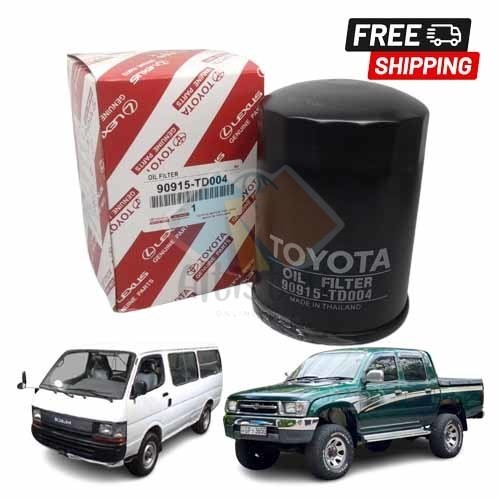 TOYOTA HIACE LH113, HILUX LN106/LN166 OIL FILTER (90915-TD004) | Shopee ...