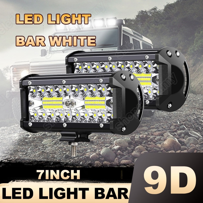 7'' 120W Led Work Light Fog Light Spot light Flood Beam For Work ...