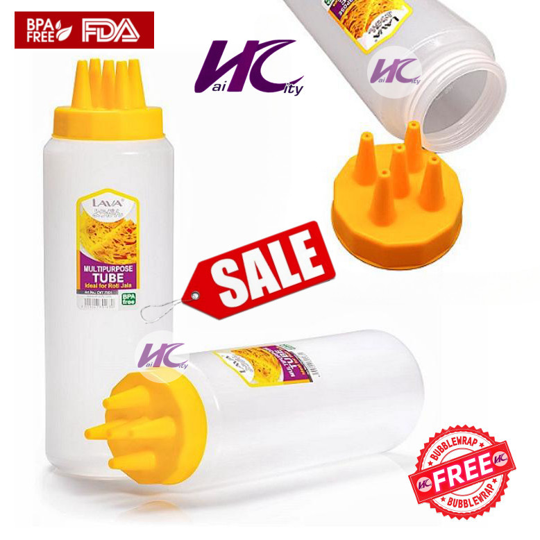(HC) SALE Acuan Roti Jala Botol | Lava CNT 7005 Multipurpose Tube 700ml ...