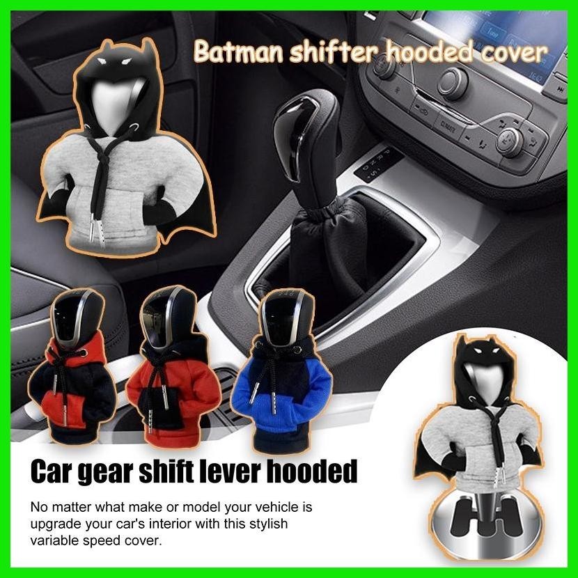 batman Gear Shift Cover Car Gear Shift Cover Knob Hoodie Funny Car Gear ...