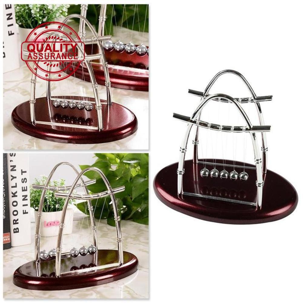 Crafts Newton's Cradle Desk Table Decor Metal Pendulum Balance Newton ...