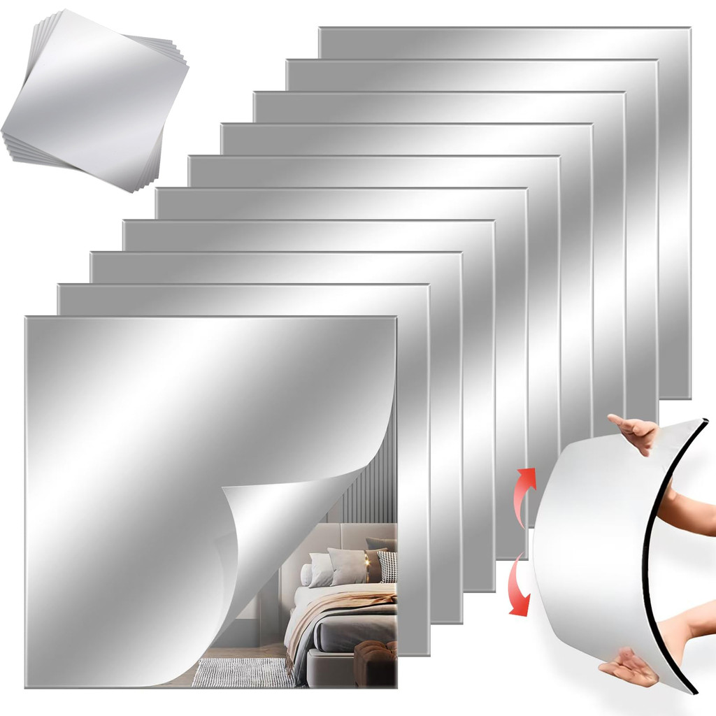 Thicken Self Adhesive Acrylic Mirror - Flexible Plastic Mirror Sheets ...