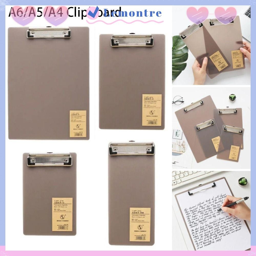 LEMONTRE 2Pcs A6/A5/A4 Clipboard, Hanging Cardboard Writing Pad File ...