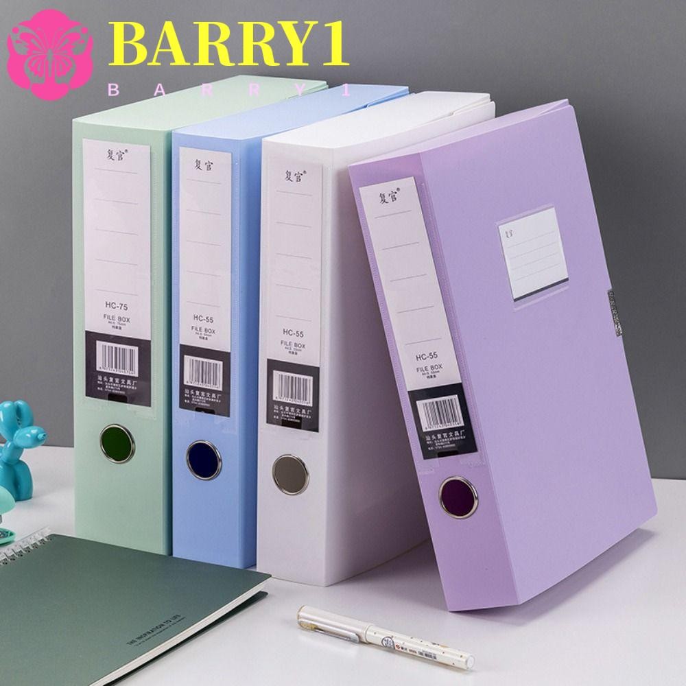 BARRY1 A4 File Organizer Box, Multifunctional Dustproof Desktop Storage ...