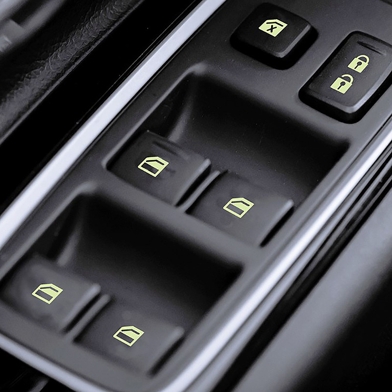 [rangevoyage2] Car Window Lifter Luminous Switch Button Stickers Door ...