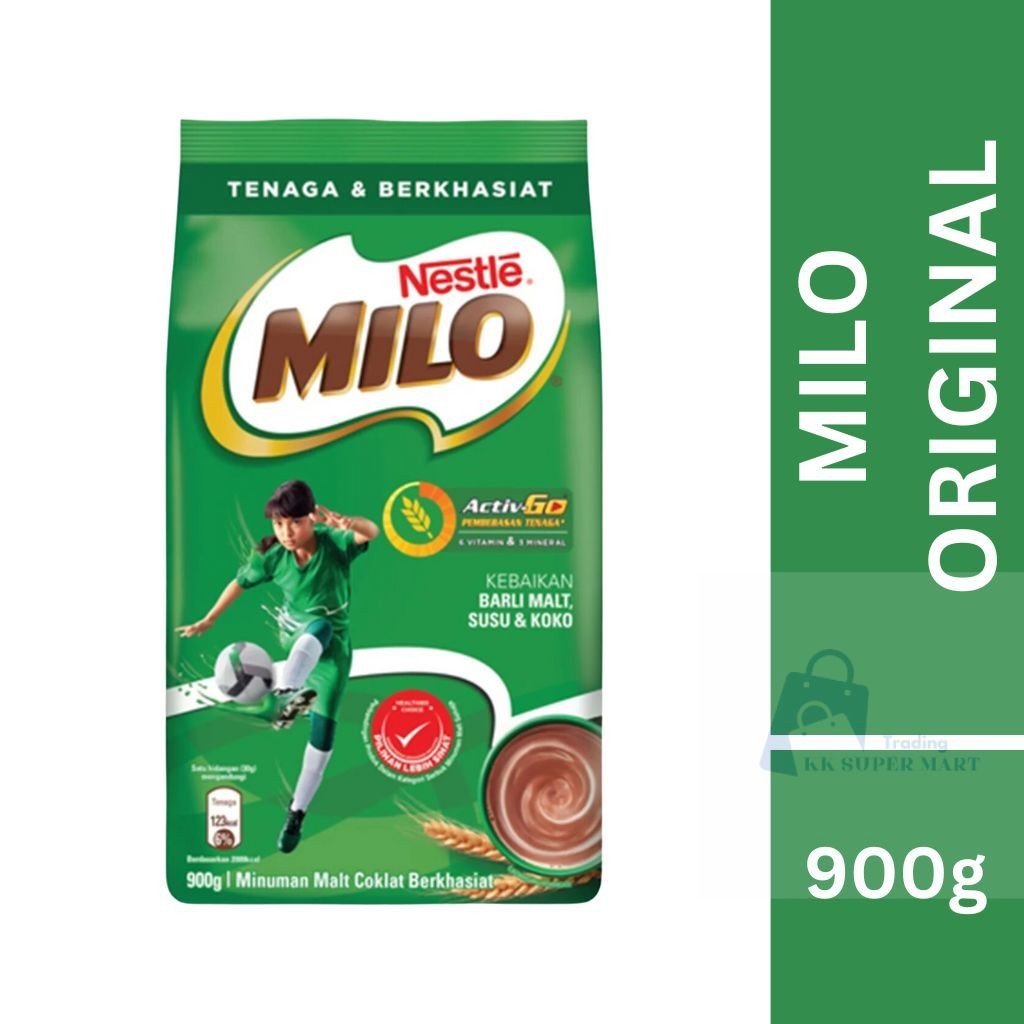 NESTLE Milo Activ-Go Chocolate Malt Powder (900g/1kg/1.8kg/2kg) | Shopee Malaysia