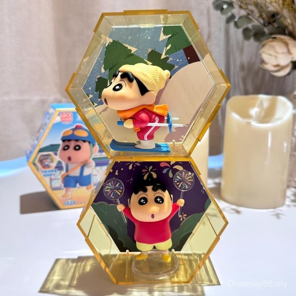 Crayon Shin-Chan Fun Six Six Six Mystery Box Ornaments Creative Merchandise Cute Hand-made Doll ...