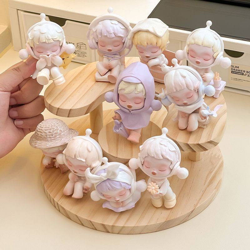 Wooden Mystery Box Display Stand Hand-Made Shelf Ladder Stand Small ...