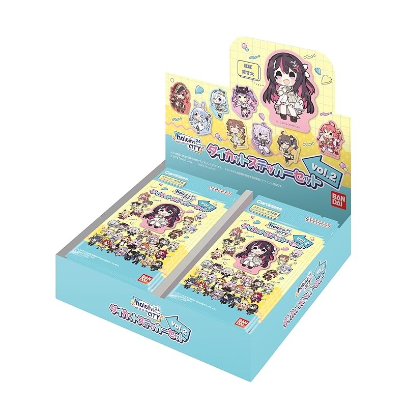 Bandai (BANDAI) hololive CITY'24 Die-cut Sticker Set Vol. 2 (Pack) (BOX ...