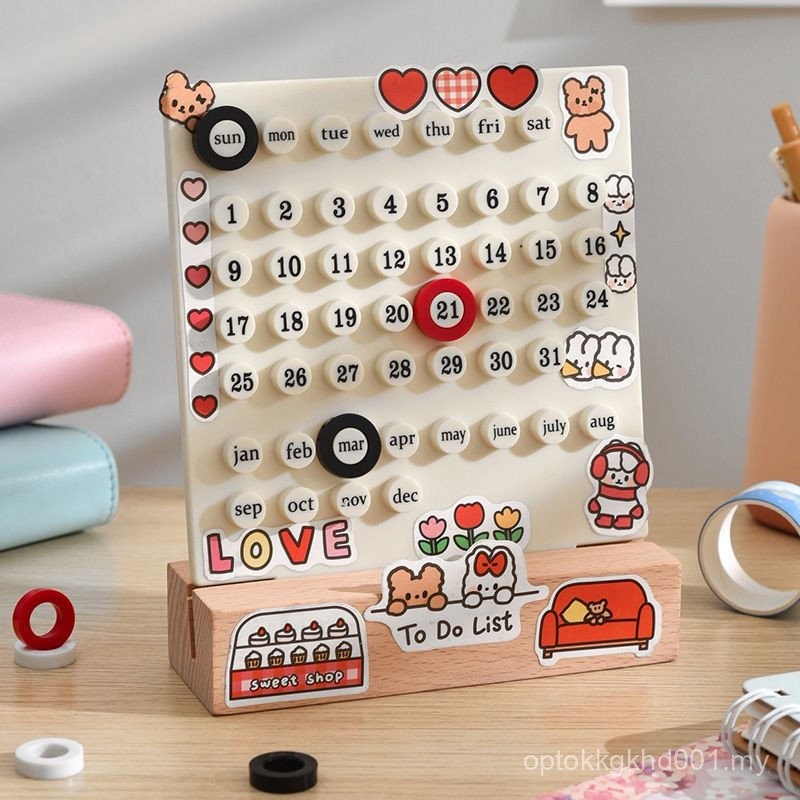 [2134 People Praise] Perpetual Calendar Handmade diy Ring 2025 Desk ...