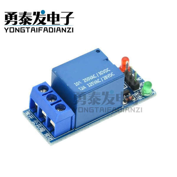 1-way Relay Module 5V/12/24V Low Level Trigger Relay Expansion Board ...