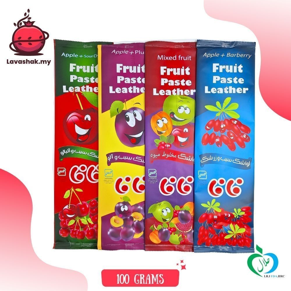 FaFa Exquisite Fruit Paste Leather Lavashak | 100g | Fruit Bar | Shopee ...