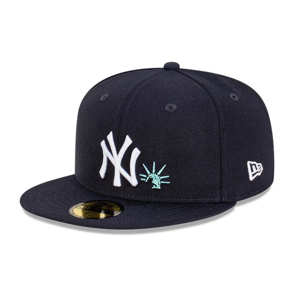 New York Yankees MLB Cooperstown Subway Series Liberty Navy 59FIFTY ...
