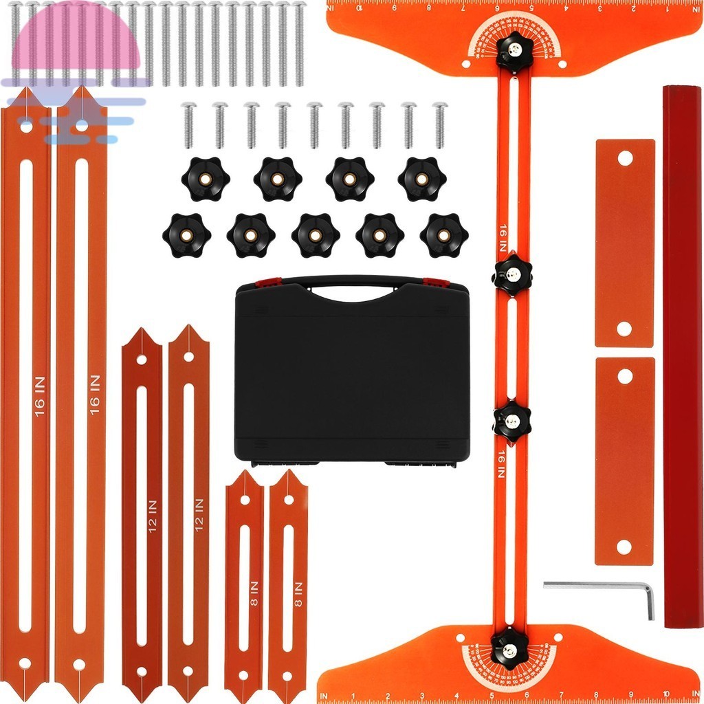 Stair Tread Template Tool 8-56inch Aluminum Alloy Stair Measuring Tool ...