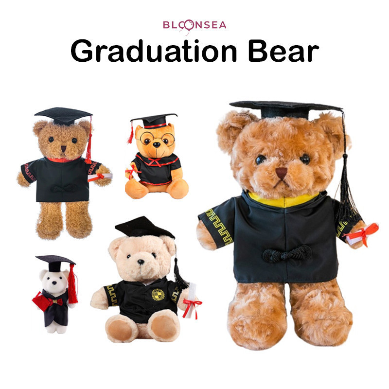 Graduation Bear Plush Toy Convocation Dr. Hat Toys Convo Teddy Graduasi ...