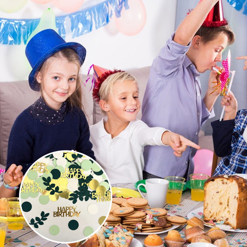 Golden Confetti Table Decoration Birthday Party Decorations 200pcs ...