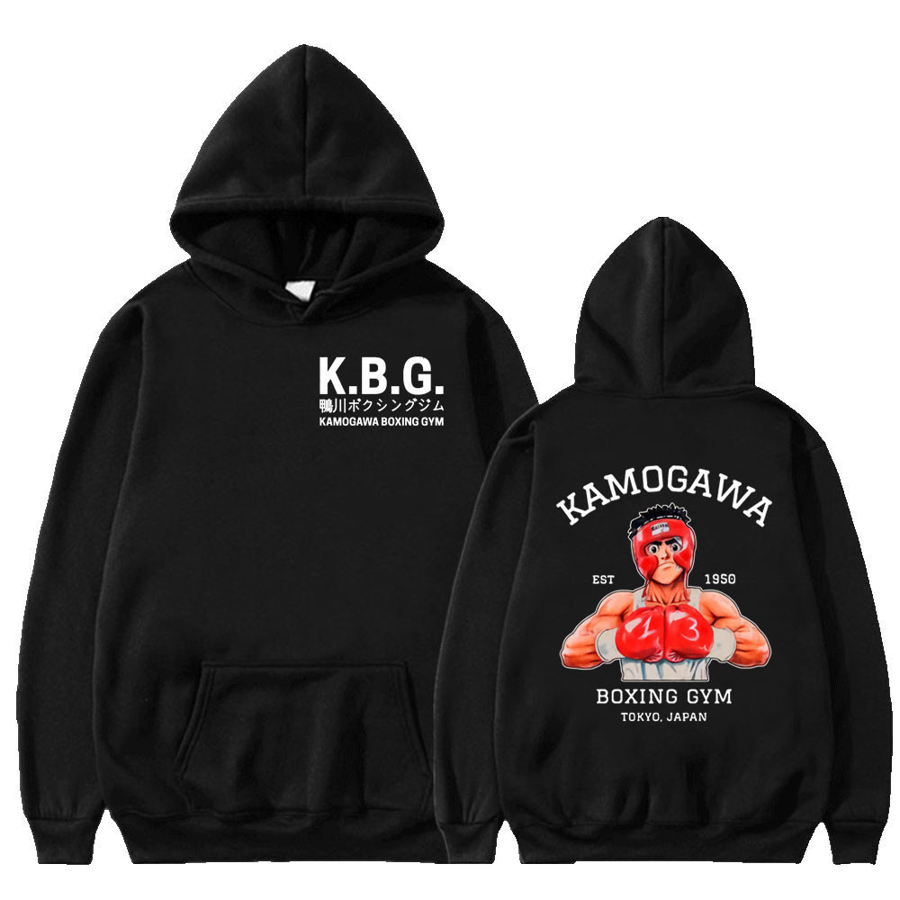 Fit Body Hajime No Ippo Kamogawa Boxing Gym Fashion Korea Style Sport Soft Kgb Graphic Clothing