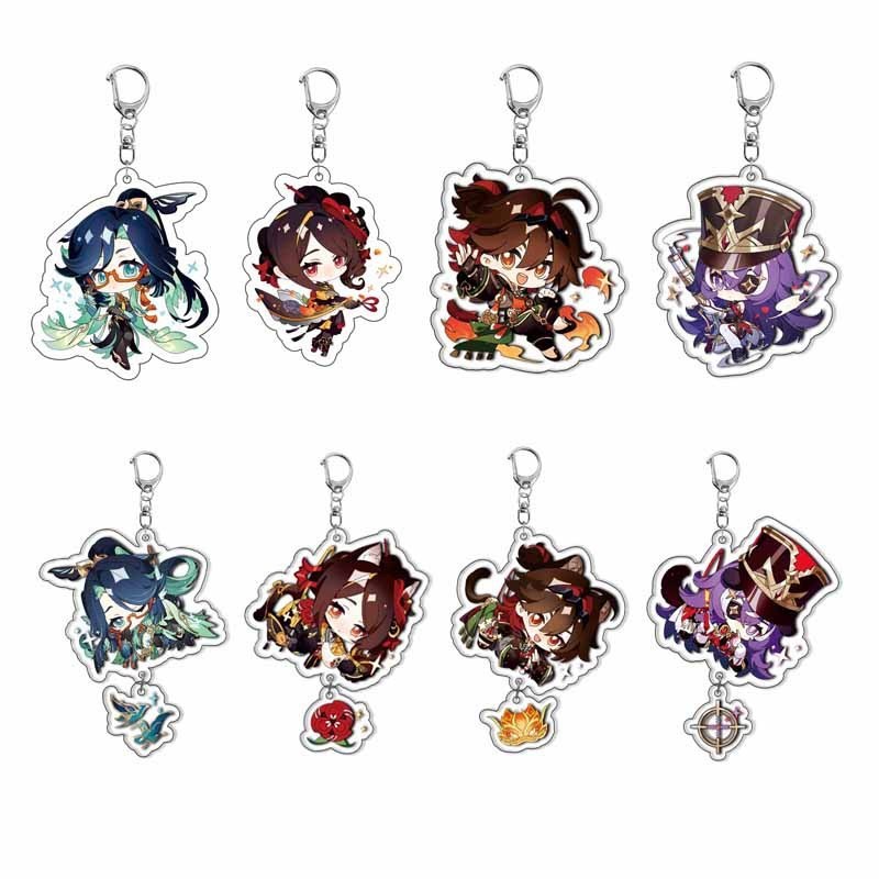 Genshin Impact Xianyun Gaming Chiori Chevreuse Acrylic keychain pendant ...