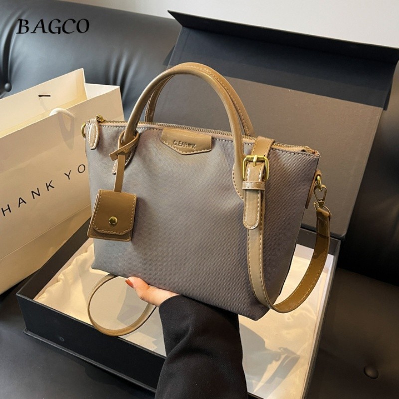 【BAGCO】Handbag Women Dumpling Bag Office Bag Sling Bag Nylon Oxford ...