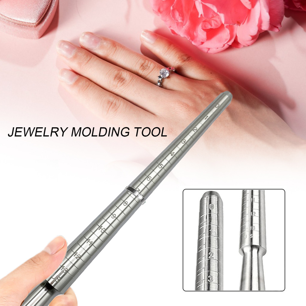 greatdream| Aluminum Measuring Rod for Jewelry Ring Shaping Mandrel ...