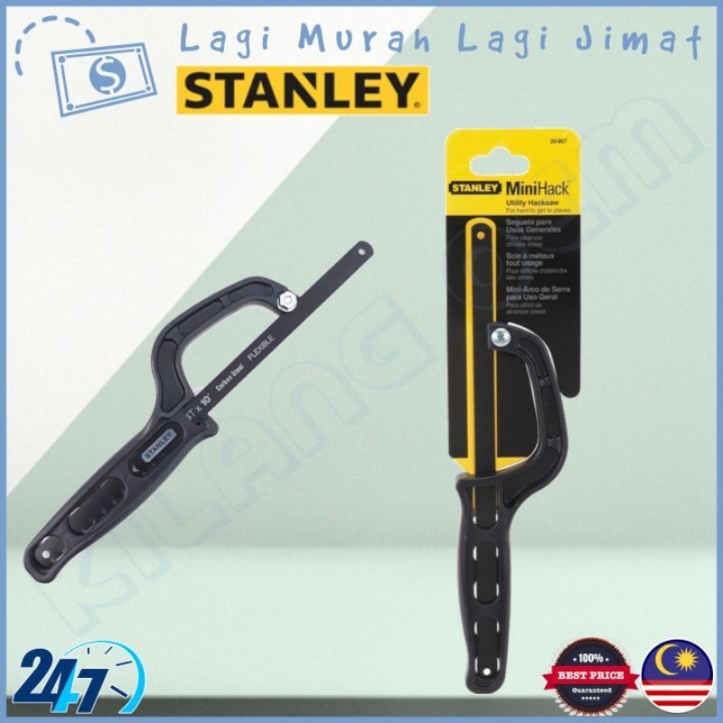 Stanley Original Adjustable Mini Hack Saw Hacksaw DIY Pipe Cutting ...