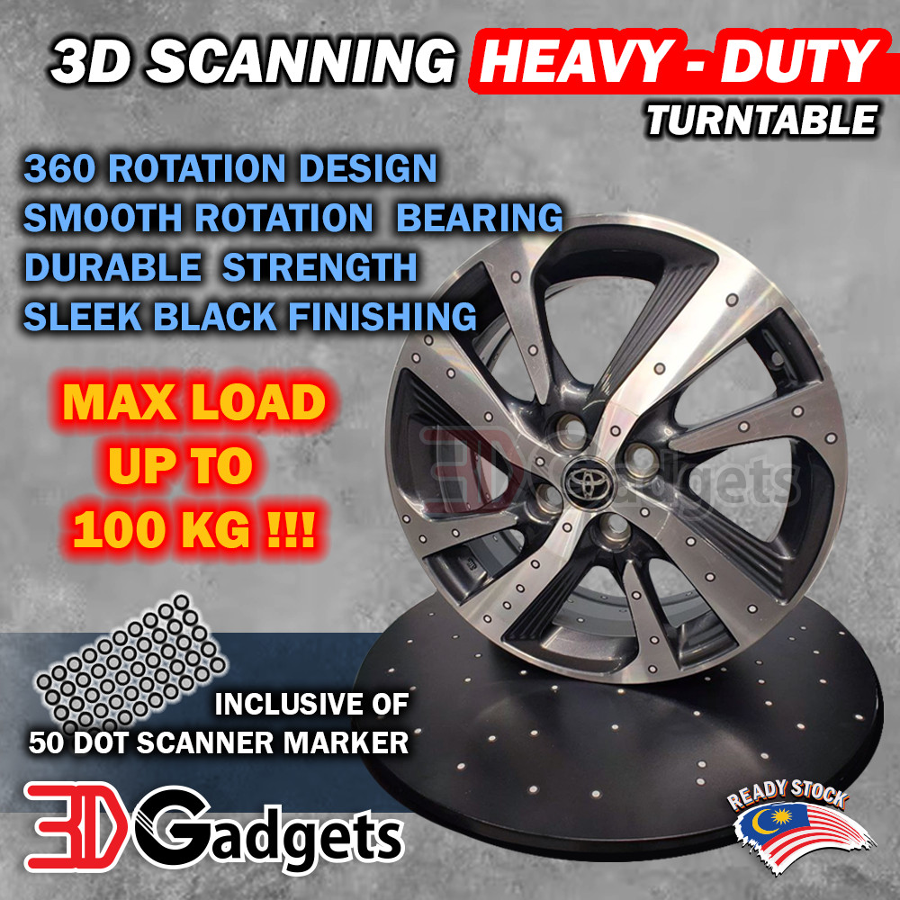 3D Scanning Heavy Duty Turntable | Shopee Malaysia 3D Scanning Heavy Duty Turntable | Shopee Malaysia
