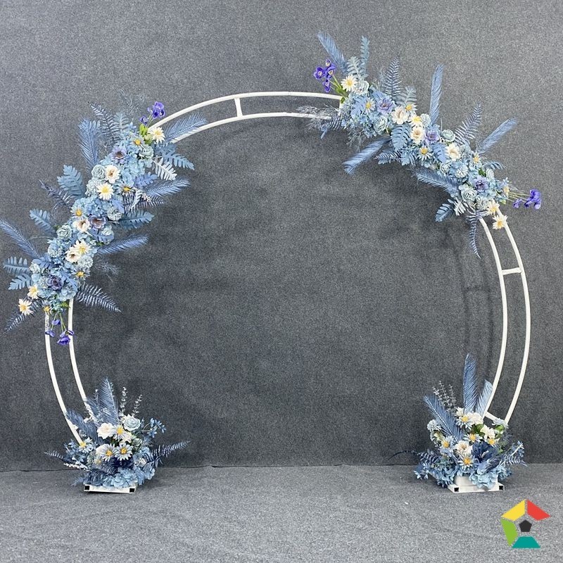 Arc Flower Stand Outdoor Lawn Wedding Stage Background Garden Rack ...