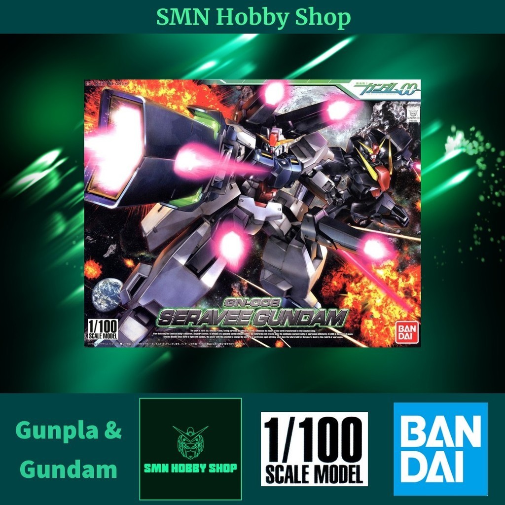 MG/NG 1/100 Seravee Gundam Gunpla Gundam Toys Plastic Model Kit [Mobile Suit Gundam 00] (Bandai ...