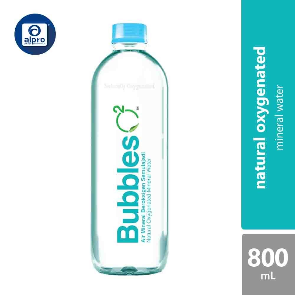 Bubbles O2 Natural Oxygenated Mineral Water 800ml | Shopee Malaysia