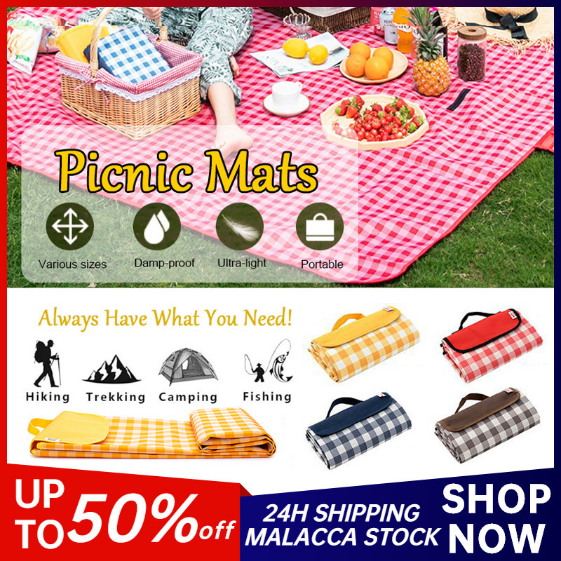 Outdoor Picnic Mat Campming Portable Folding Beach Mat Tents Lawn ...