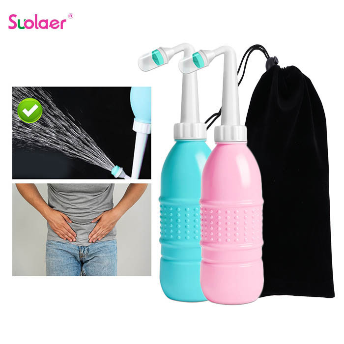 2PCS Portable Bidet for Toilet 500ml Travel Bidet Handheld Personal Bidet Empty Bottle ...