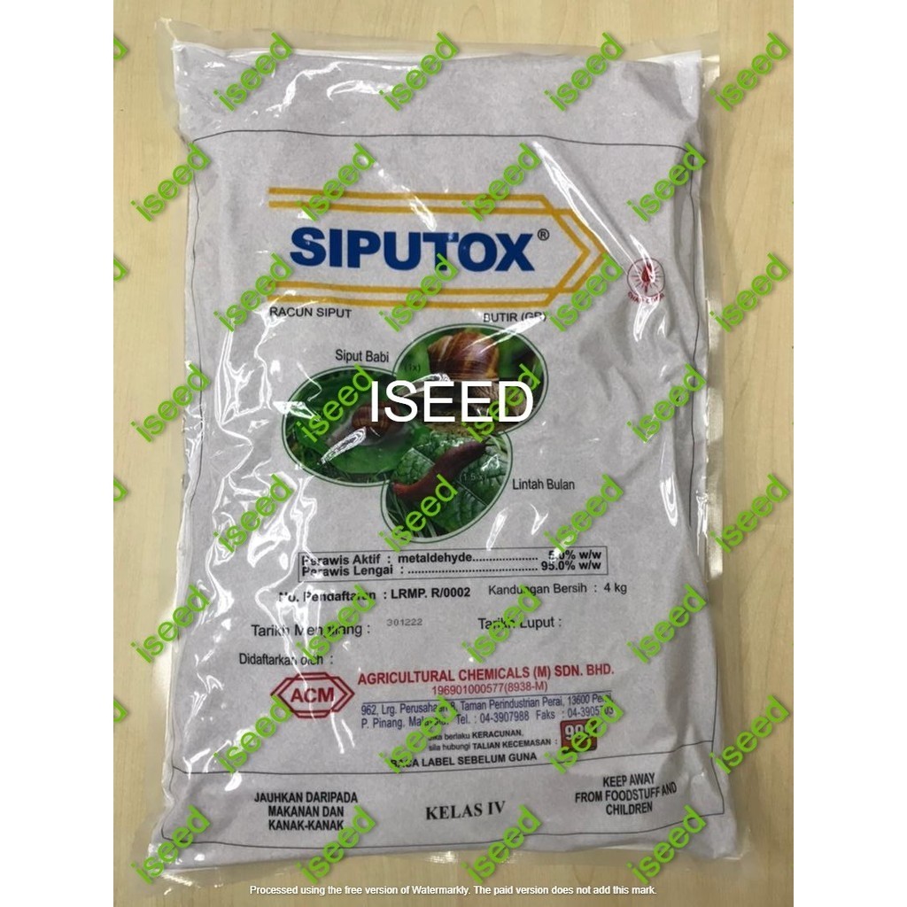 ACM SIPUTOX 4KG METALDEHYE 5% w/w RACUN SIPUT | Shopee Malaysia