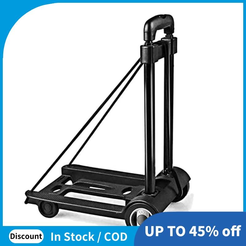 Folding Hand Truck Lightweight Portable Dolly, 40 Kg/88 Lbs Heavy Duty ...