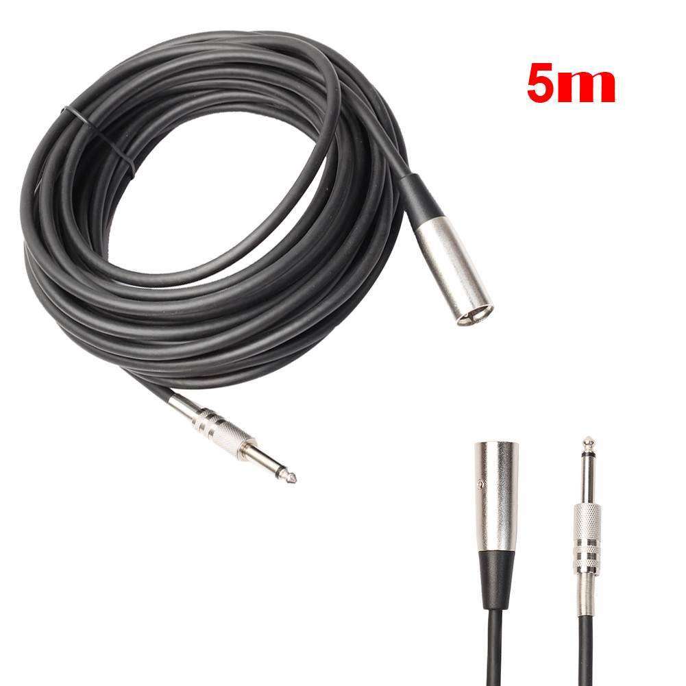 XLR 3 Pin Gooseneck Pro Audio Microphones 6ft XLR Male To 1/4" Mono ...