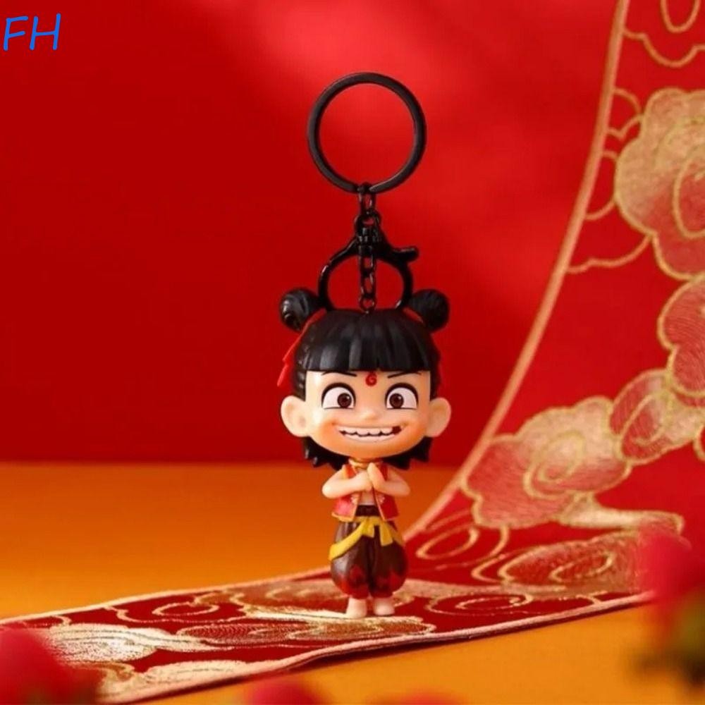 FENGHA Nezha 2 Doll Keychain, Chinese Traditional Mythology Cartoon Ao ...