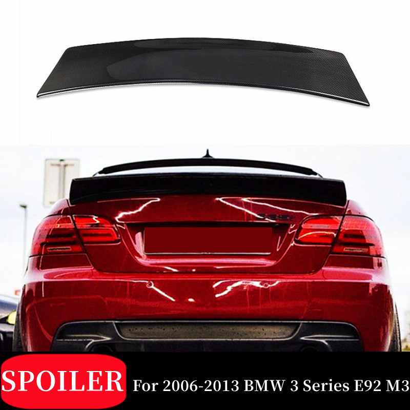 Real Carbon Fibe Rear Trunk Lid Boot Ducktail Spoiler Wings For 2006 ...