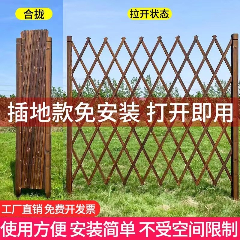 Pagar Kayu Anti-Kakisan Luaran Kepungan Penghalang Boleh Tarik Halaman ...