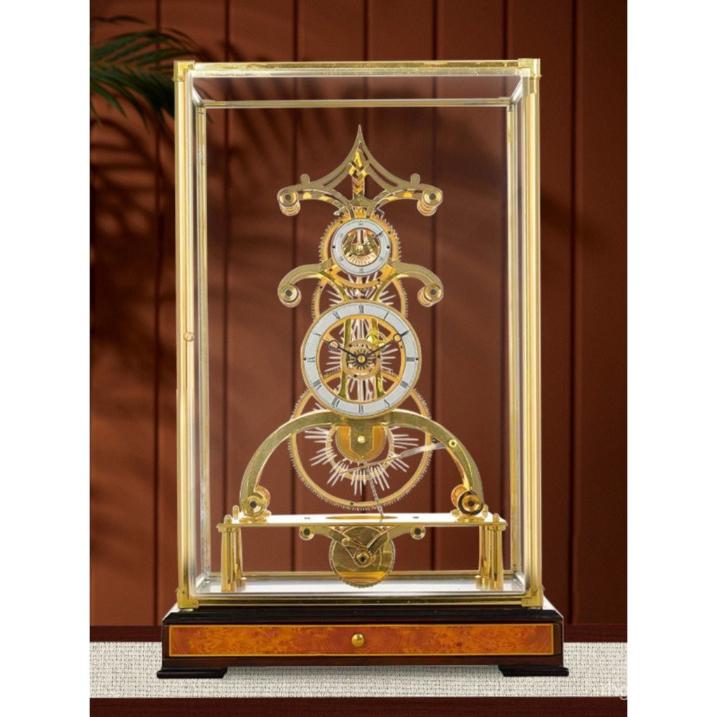 Hanshi Mechanical Desk Clock European-Style Living Room Pendulum Clock ...