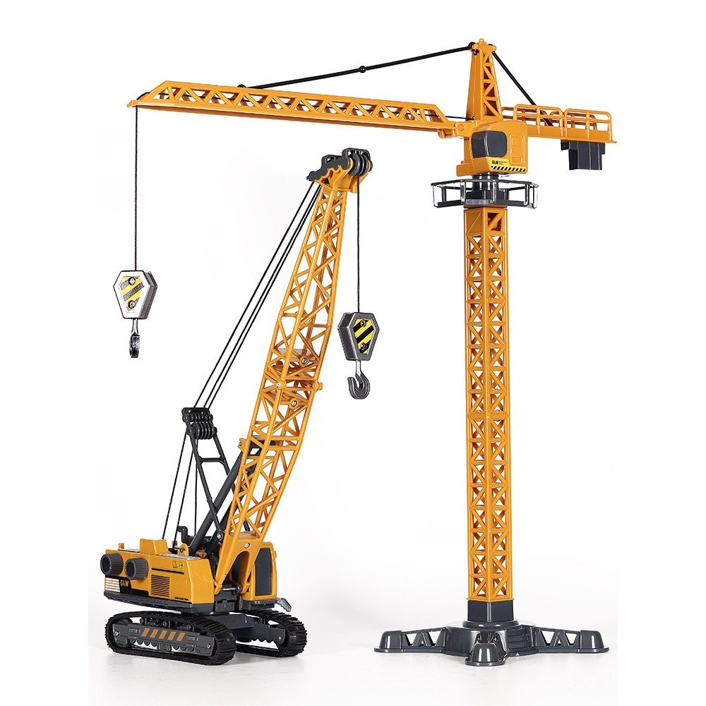 Crane Toy Children Oversized Boy Alloy Big Crane Baby Large Tower Crane ...