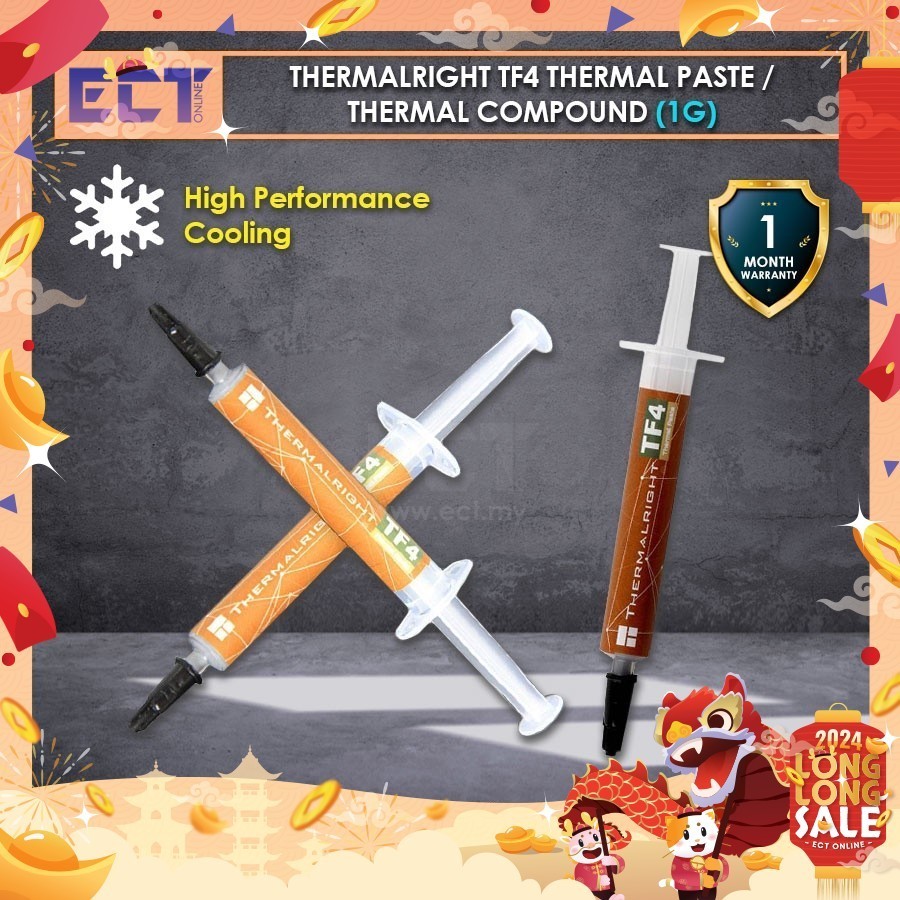 Thermalright TF4 Thermal Paste / Thermal Compound (1G / 1.5G / 4G ...