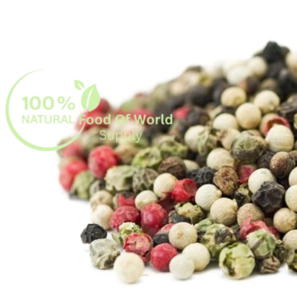 Mixed peppercorn 50g - 500g 混合胡椒粒 cooking pepper cook spices herbs ...