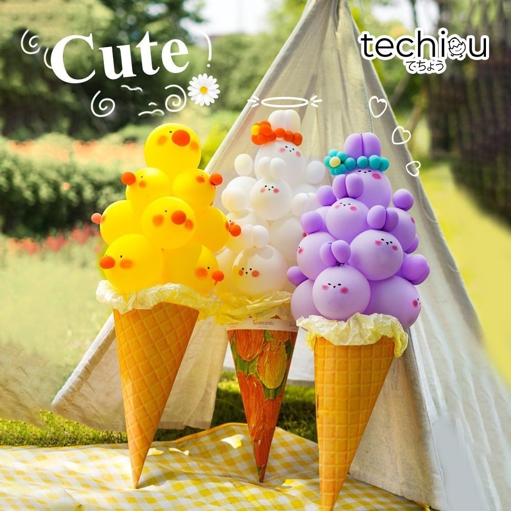 DIY FLOWER BALLOON 3D Flower Balloon Bouquet Material Ins Hot Birthday ...
