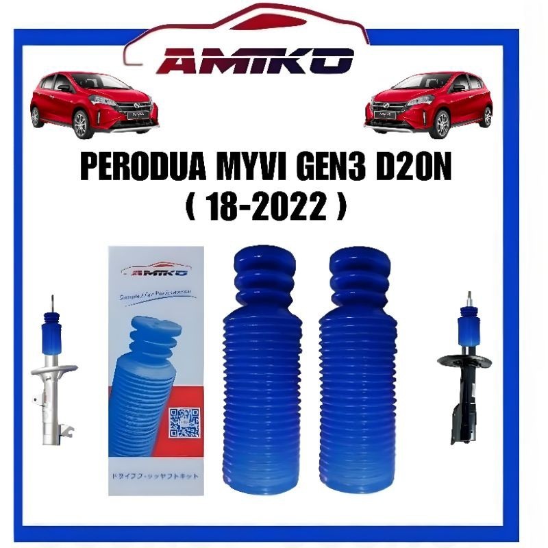 AMIKO PERODUA MYVI ( 18-2022 ) GEN3 D20N SILICONE ABSORBER DUST COVER ...